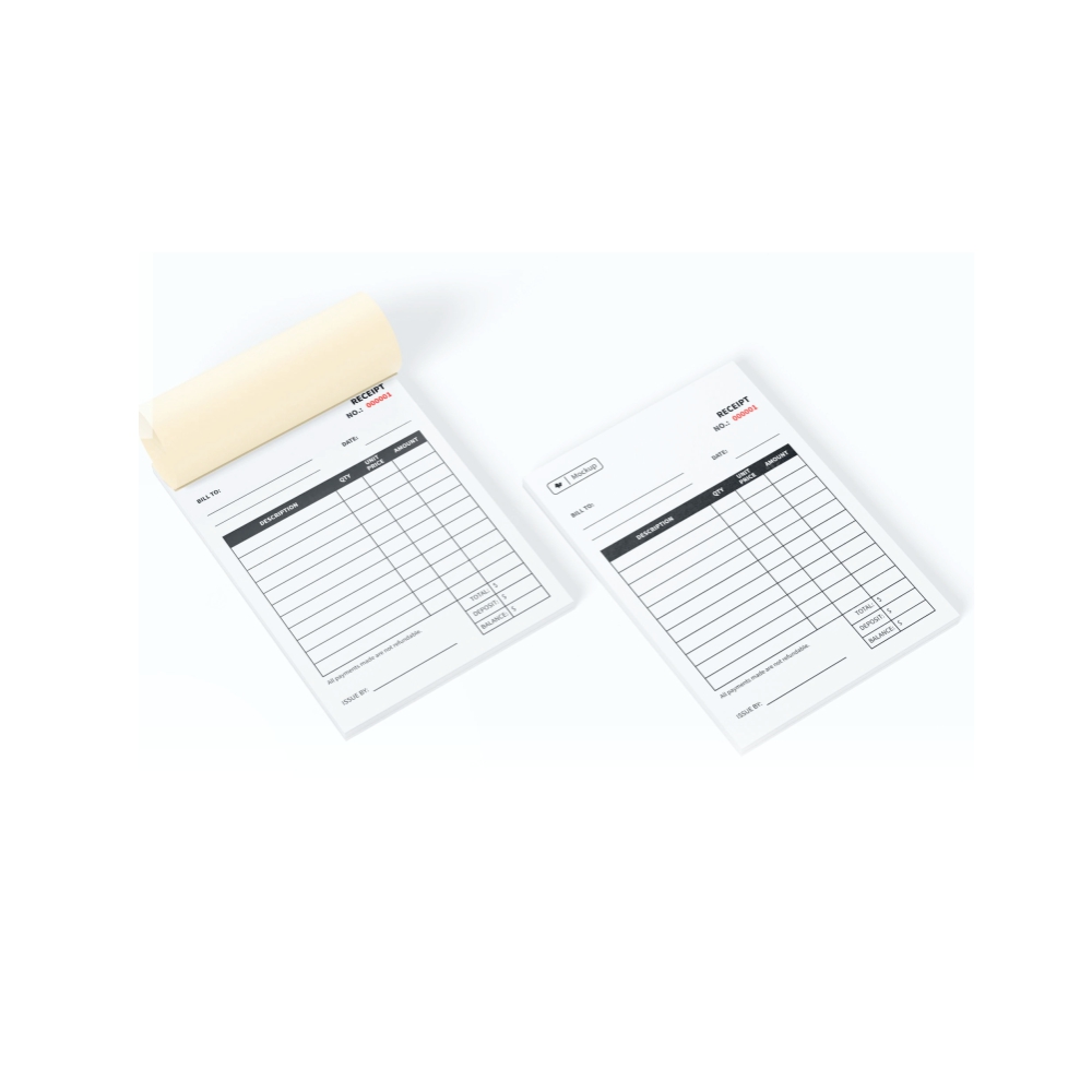 Receipt Books – Top Prints UK